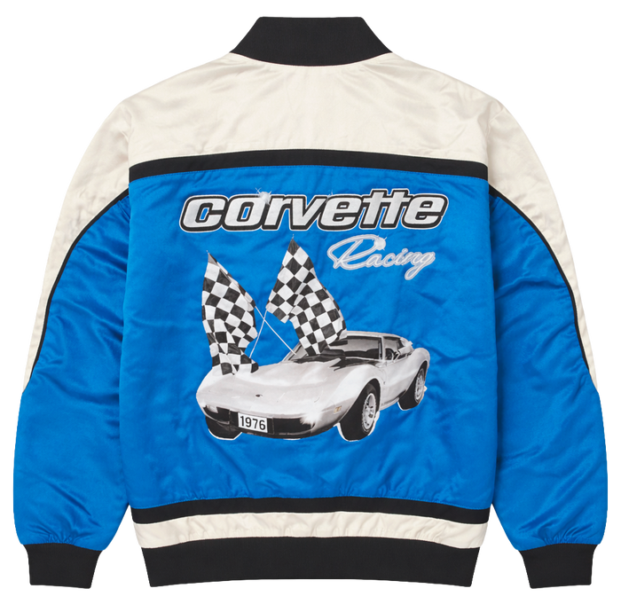 Wholesale Chevrolet Corvette Racing Jacket Royal Blue/off White ...