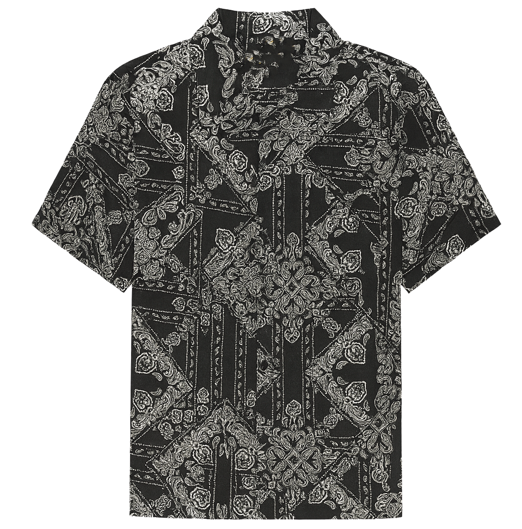 GFTD LA S/S BUTTON DOWN SHIRT BLACK - GFSSP25-3