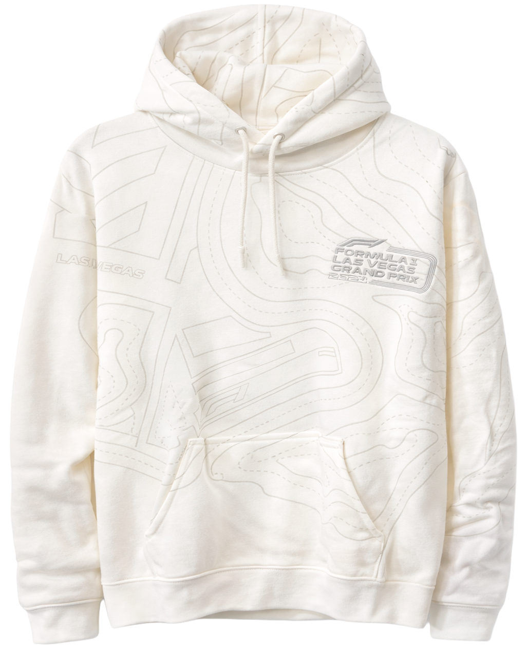 FORMULA 1 LAS VEGAS HOODIE IVORY - LVGP AOP