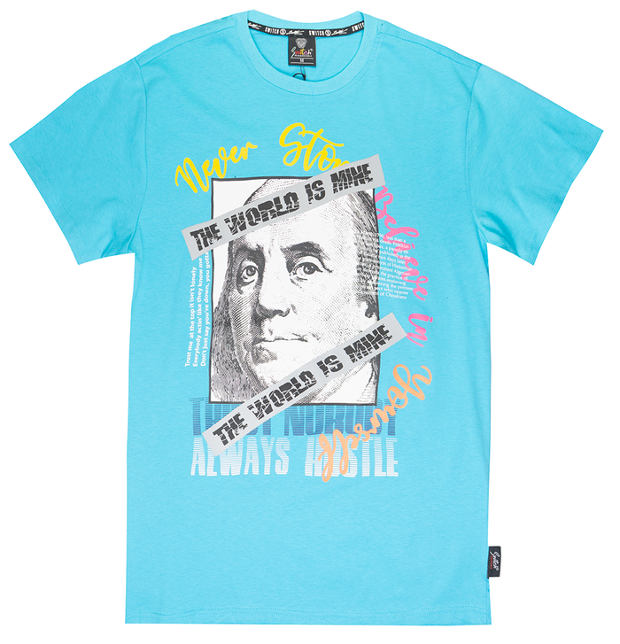 SWITCH GRAPHIC T-SHIRT SKY BLUE - SS2133
